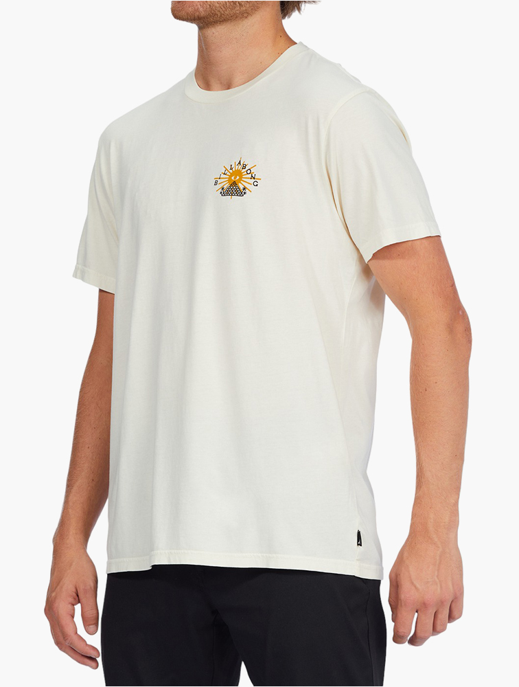 Shop Billabong Off White Providence Wave Washed SS Tee for Men from ...