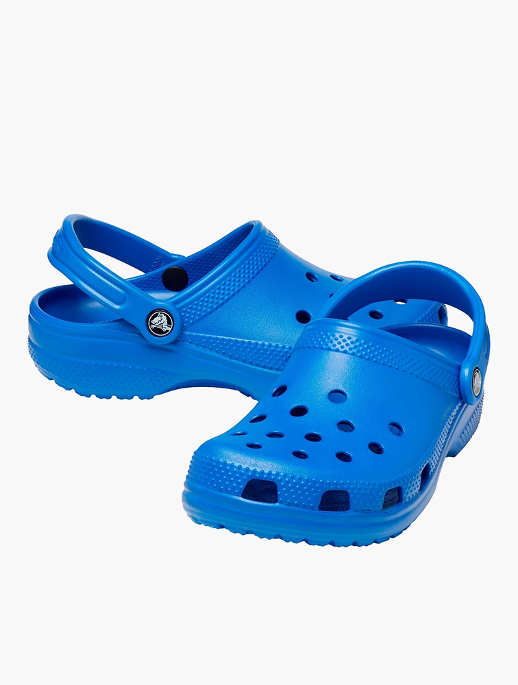 Shop Crocs Blue Bolt Classic Clogs for Men from MyRunway.co.za