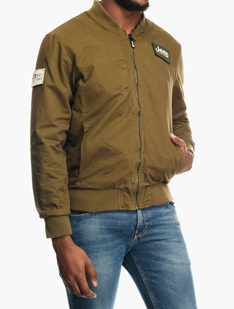 Shop Jeep Fatigue Reversible Bomber Jacket for Men from MyRunway.co.za
