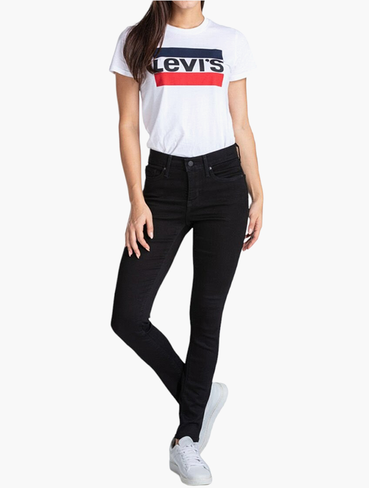 Shop Levi's Black Peony 311 Shaping Skinny Jeans for Women from ...
