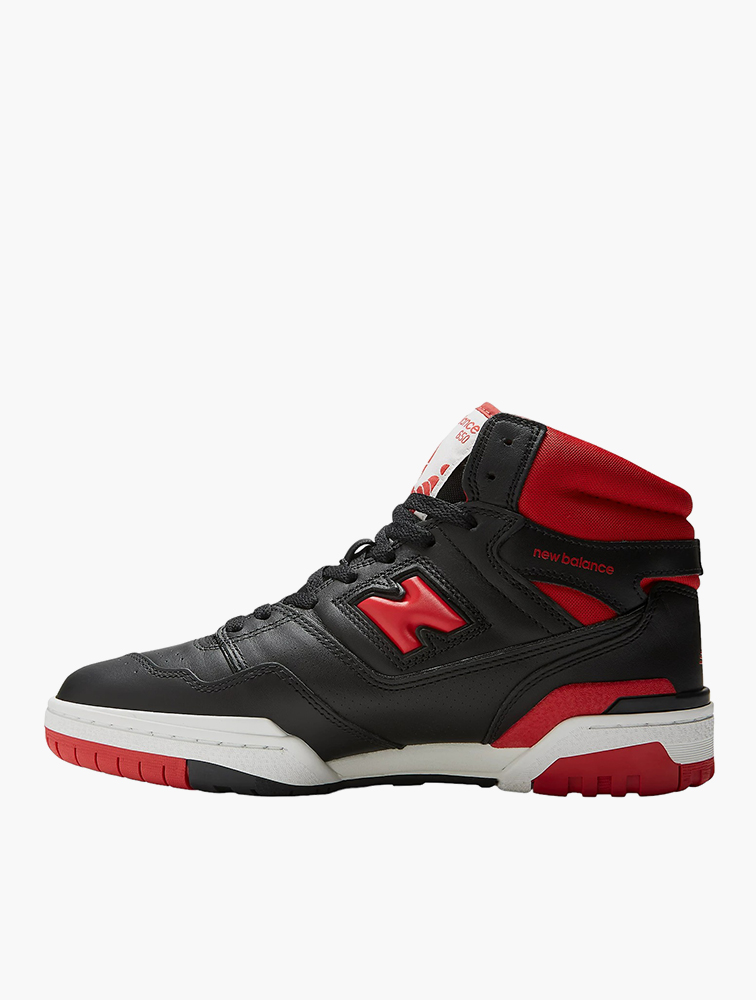 Shop New Balance Black, Red & White 650 High-Top Trainers for Men from ...