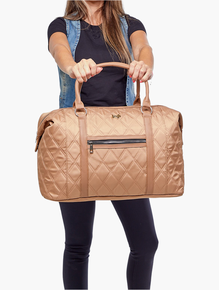 MyRunway | Shop Scotty Bags & Co. Saddle Tan The Enkulu Large Overnight ...