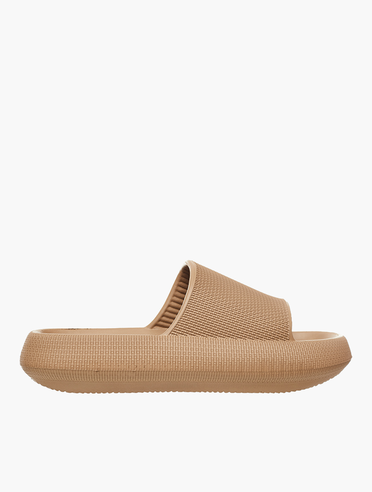 MyRunway | Shop Soft Style Dark Taupe Devi Thick Sole Slides for Women ...