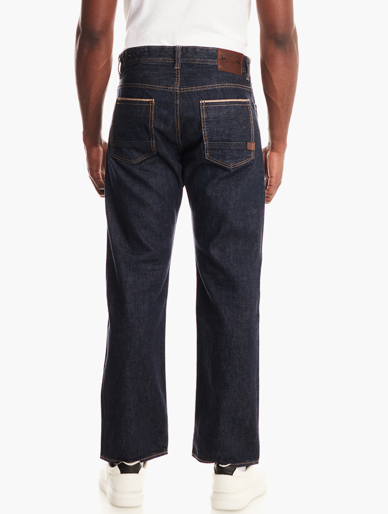 Shop Timberland Blue Ellsworth Selvedge Straight Fit Denim Jeans for ...