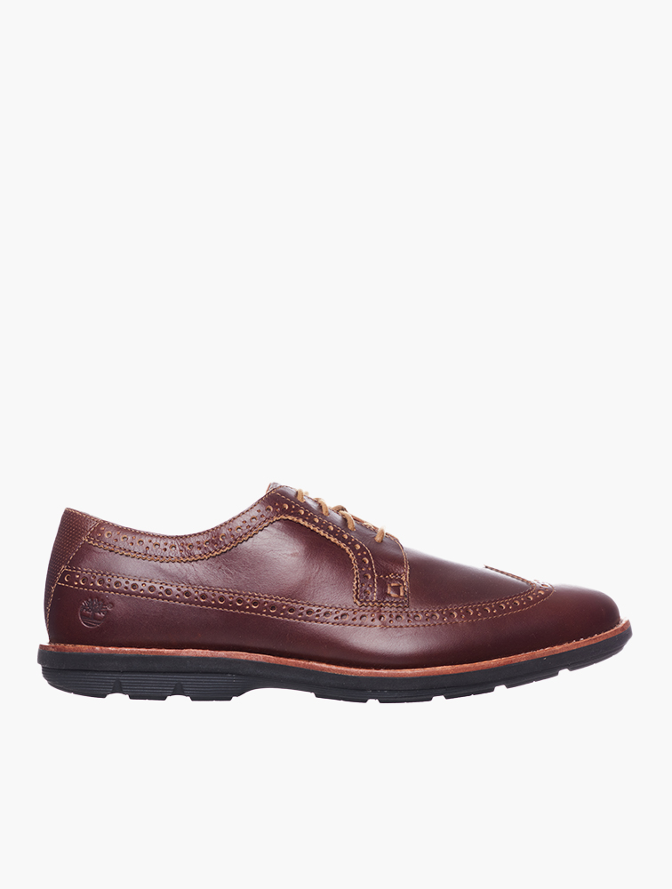 MyRunway | Shop Timberland Brown Kempton Leather Brogues Shoes for Men ...