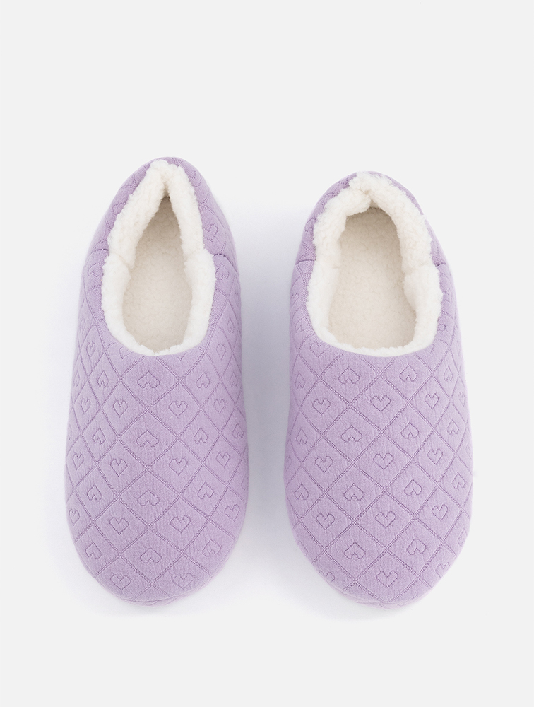 Shop Woolworths Lilac Quilted Closed Slippers for Women from MyRunway.co.za