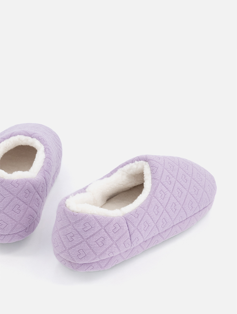 Shop Woolworths Lilac Quilted Closed Slippers for Women from MyRunway.co.za
